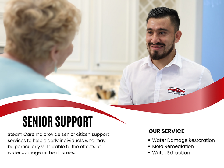 Senior Support | Steam Care Inc.