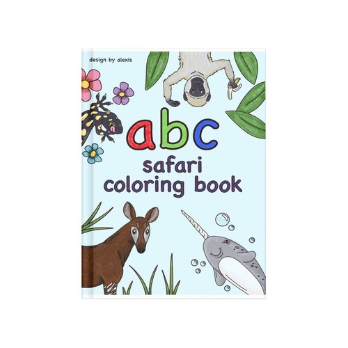 Printable ABC Safari Coloring Pages