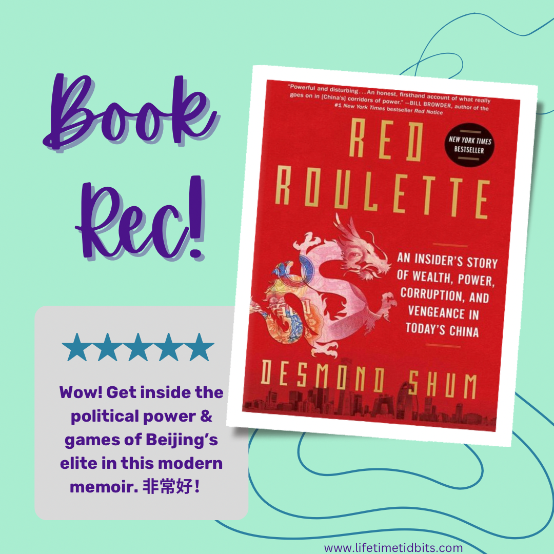 Book Rec: Red Roulette by Desmond Shum including Discussion Guide
