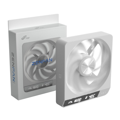 FSP ZENFAN 120mm PWM Smart Fan - White | The Tech Domain