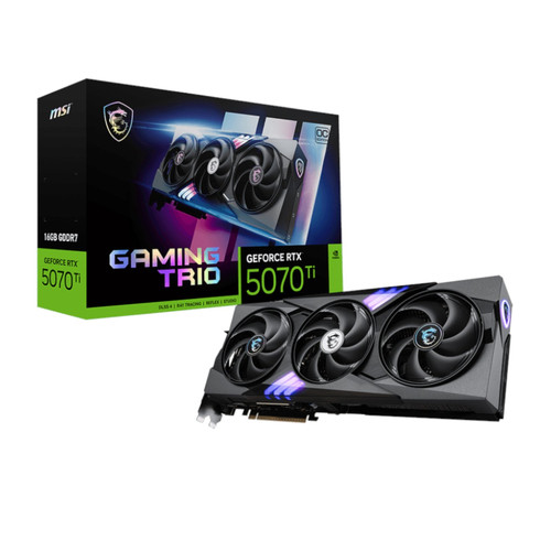 MSI GeForce RTX 5070 Ti GAMING TRIO OC PLUS 16G Graphics Card | The ...