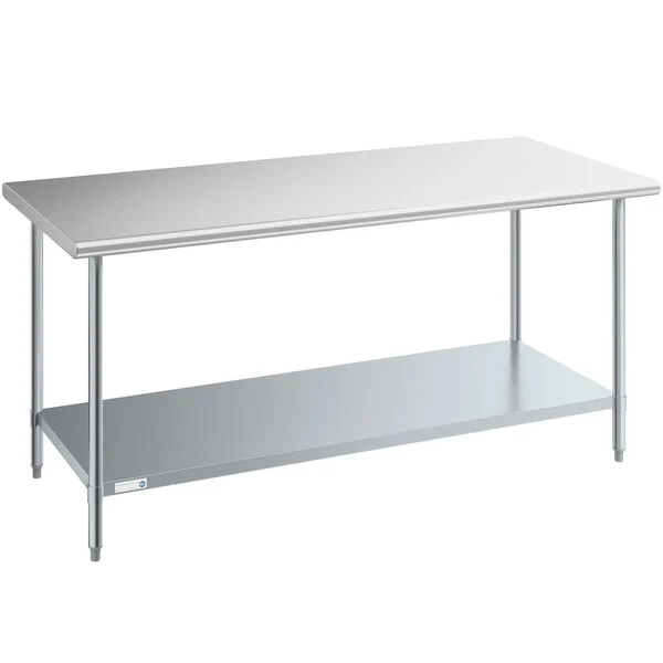 Nordsteel 72" x 30" NSF Stainless Steel Work Table | Nordsteel