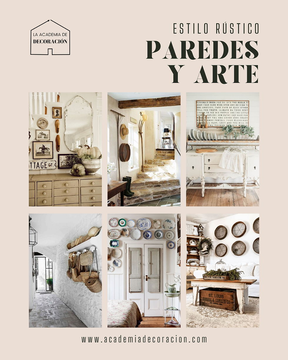 Cómo decorar con estilo Rústico. Kit de estilo para aplicarlo en casa ...