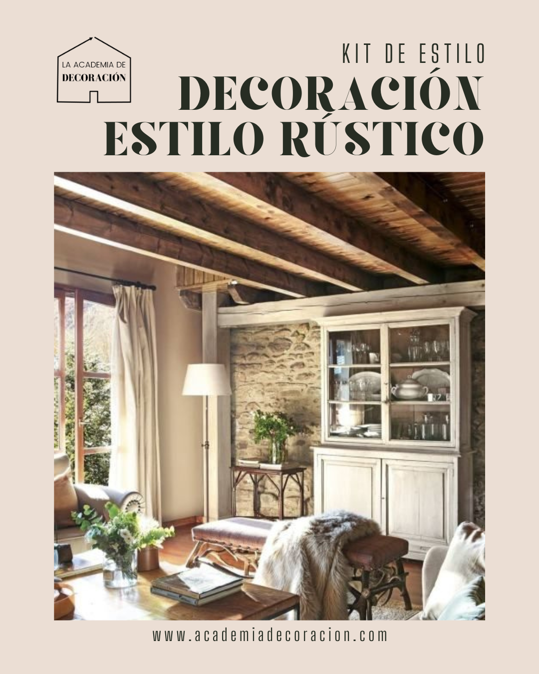 Cómo decorar con estilo Rústico. Kit de estilo para aplicarlo en casa ...