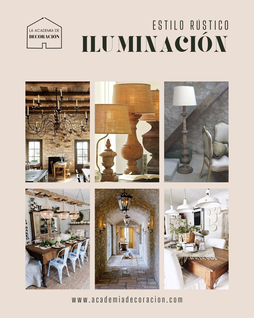 Cómo decorar con estilo Rústico. Kit de estilo para aplicarlo en casa ...