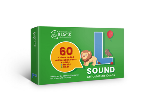 L-Sound Initial, Medial & Final Language & Articulation Flashcards ...
