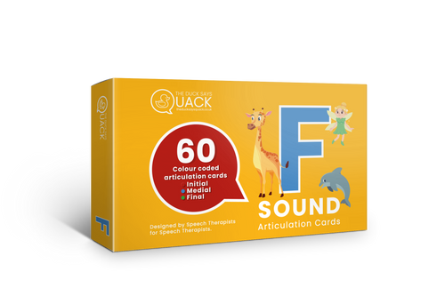 F-Sound Initial, Medial & Final Language Articulation Flashcards ...