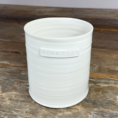 Handmade Porcelain Sink Tidy Organiser Pot | Gemma Wightman Ceramics