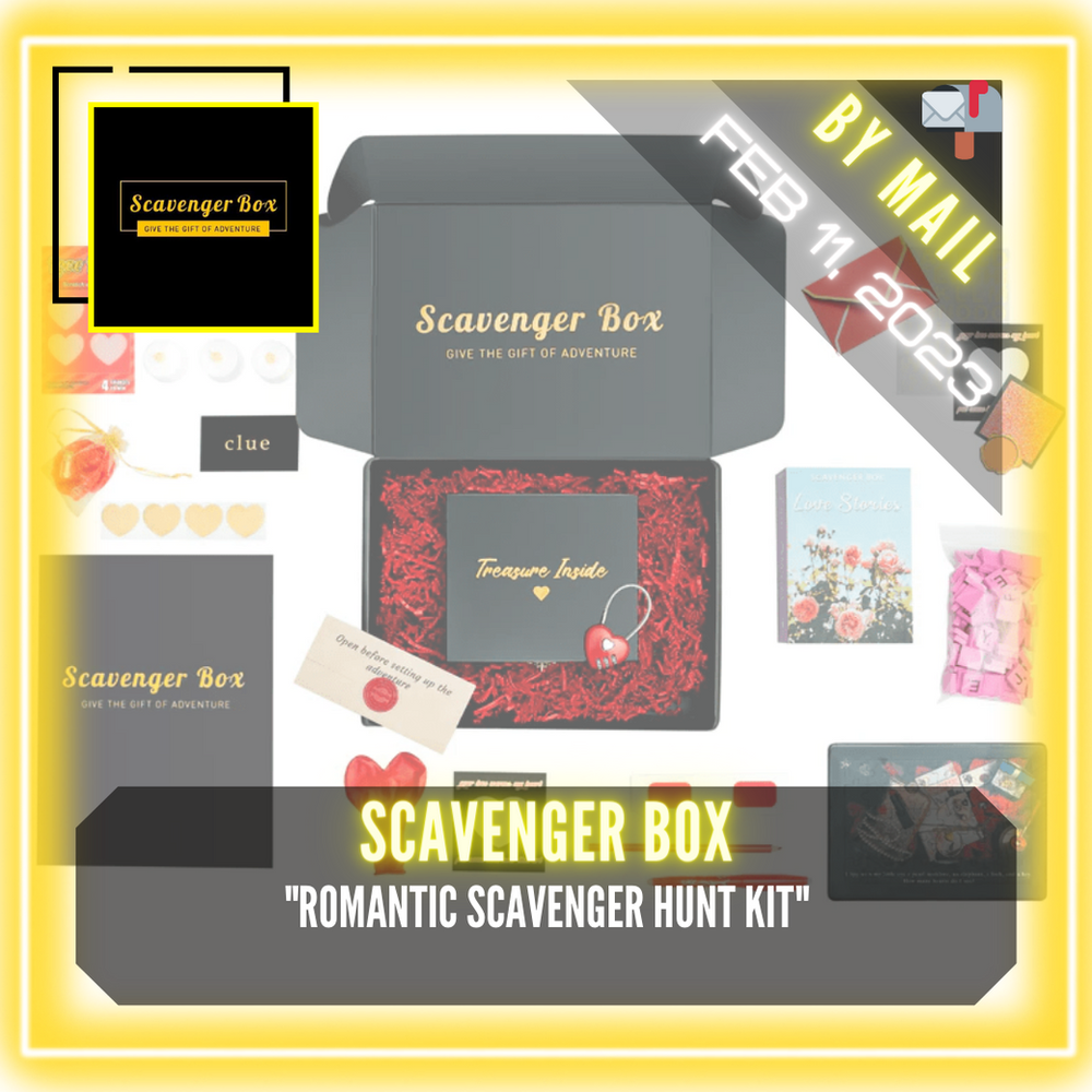 Scavenger Box - "Romantic Scavenger Hunt Kit"