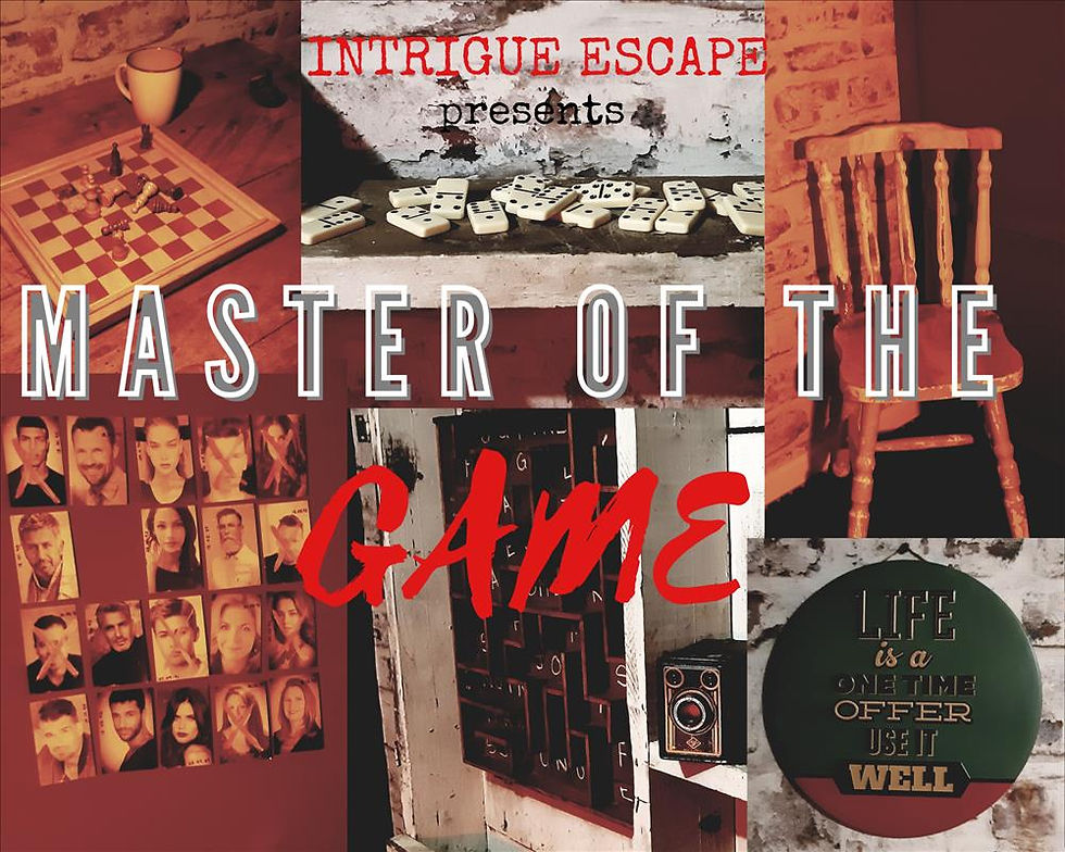 REMOTE: Intrigue Escape Room - "Master of the Game"