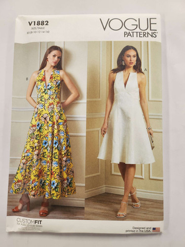 Vogue Patterns V1882 Misses' Dress | FAB FABRICS