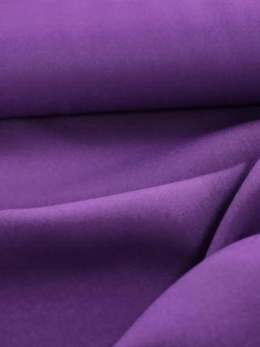 Mini Matt Polyester Suiting Cadbury Purple | FAB FABRICS