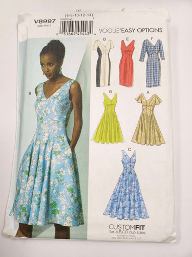 Vogue Patterns V8997 Misses' Dress | FAB FABRICS