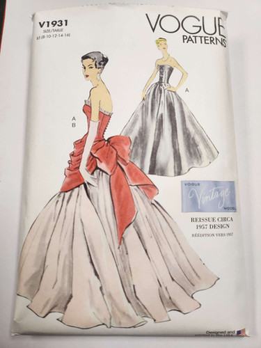 Vogue Patterns V1931 Misses'Dress and Overbodice with Pannier | FAB FABRICS