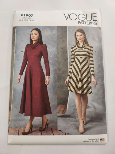 Vogue Patterns V1907 Misses' Dress | FAB FABRICS