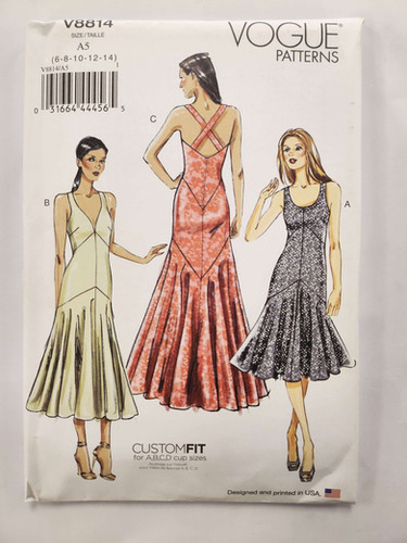 Vogue Patterns V8814 Misses' Dress | FAB FABRICS
