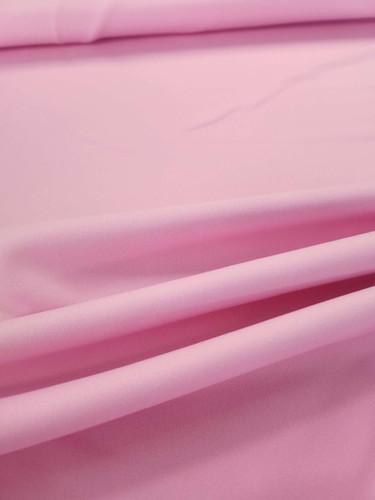 Polyester Spandex Knit Pale Pink | FAB FABRICS