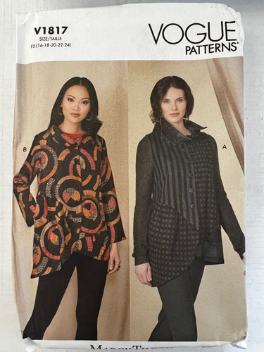 Vogue Pattern V1817 Misses' Jacket & Vest | FAB FABRICS