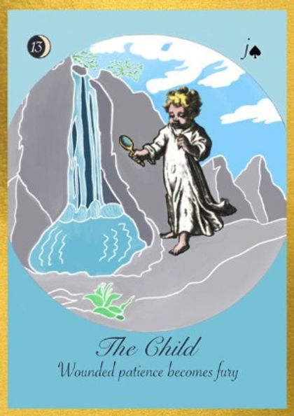 Emblemata Lenormand - Card 13, The Child