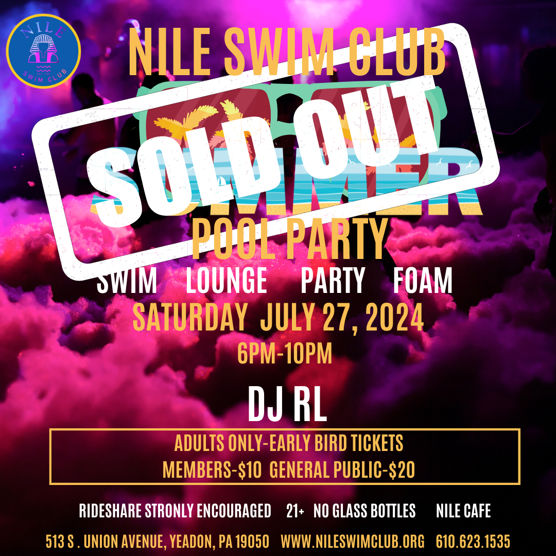 Summer Pool Party W/DJ RL | Nile Swim Club