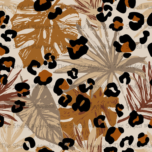 PICK-A-PRINT: NEUTRAL TROPICAL LEOPARD | The Styled Magnolia