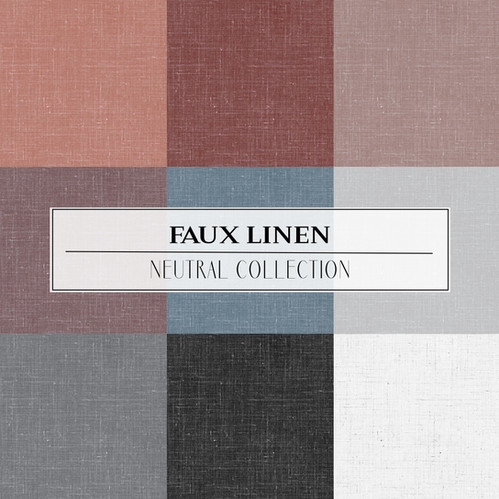 PICK-A-PRINT: NEUTRAL COLLECTION - FAUX LINEN | The Styled Magnolia