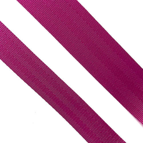 SOLID SEATBELT WEBBING - RASPBERRY | The Styled Magnolia
