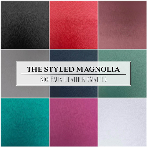RIO FAUX LEATHER (MATTE) | The Styled Magnolia