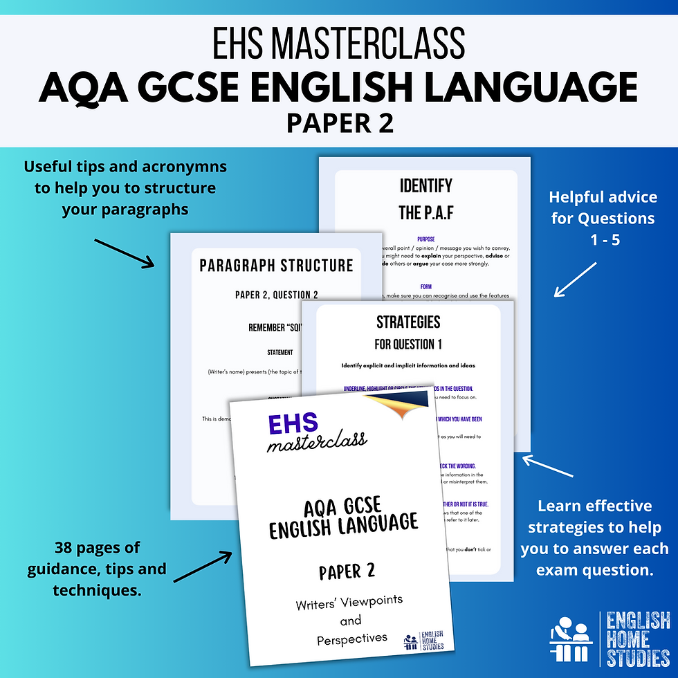 All Products | English Home Studies