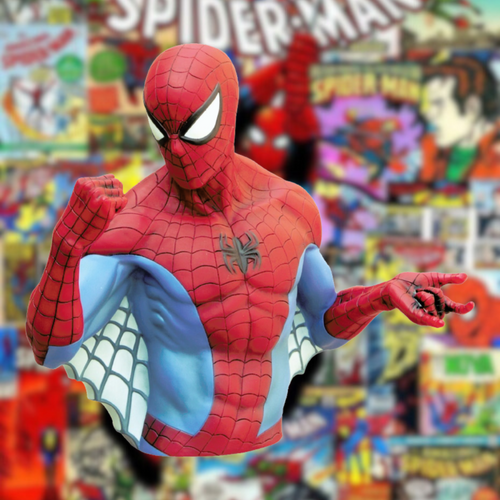 Spider-Man - Spider-Man Bust 7" PVC Money Bank | Swan Collectables