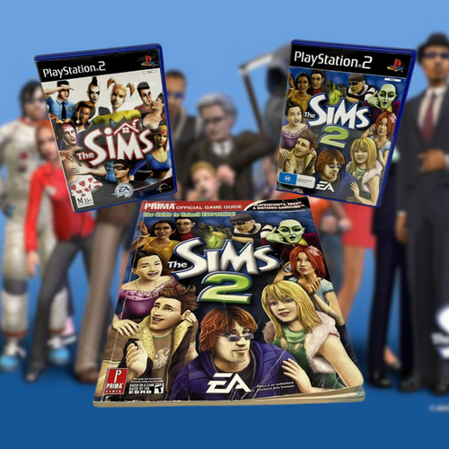 The Sims & The Sims 2 on PlayStation 2 with the PRIMA Guide | Swan ...