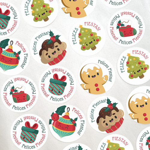 Stickers Navidad x 48 | La Sellería