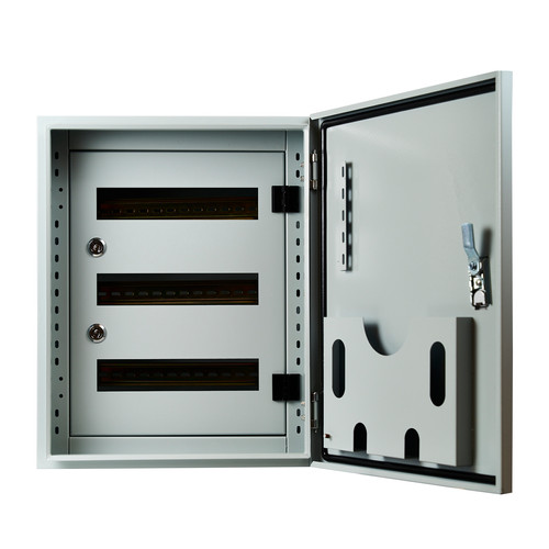 Tablero eléctrico metálico con chasis ranurado 400x300x250mm | Inse Ventas
