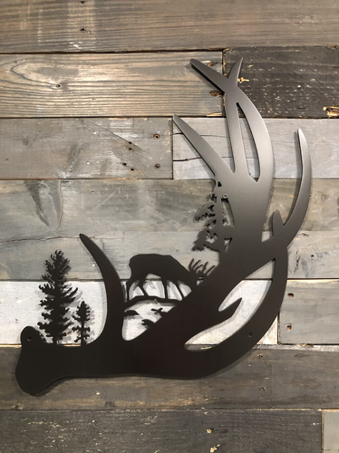 Outdoor Buck Scene | Wicked Wall Art