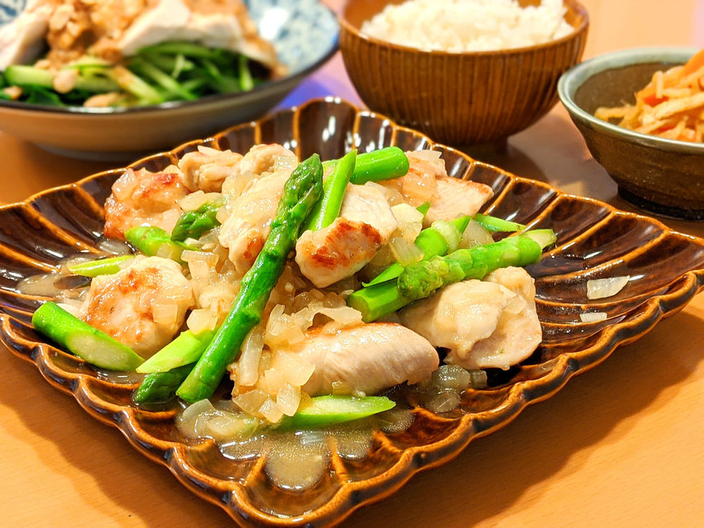 chicken saute with garlic onion sauce