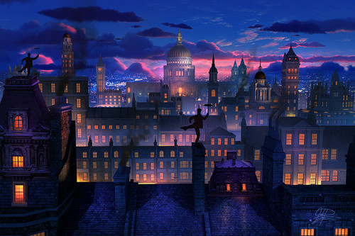 "London Rooftops" Open Edition Mini Masterpiece Canvas ...