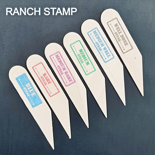 Ranch Stamp Steak Markers | Steak Out
