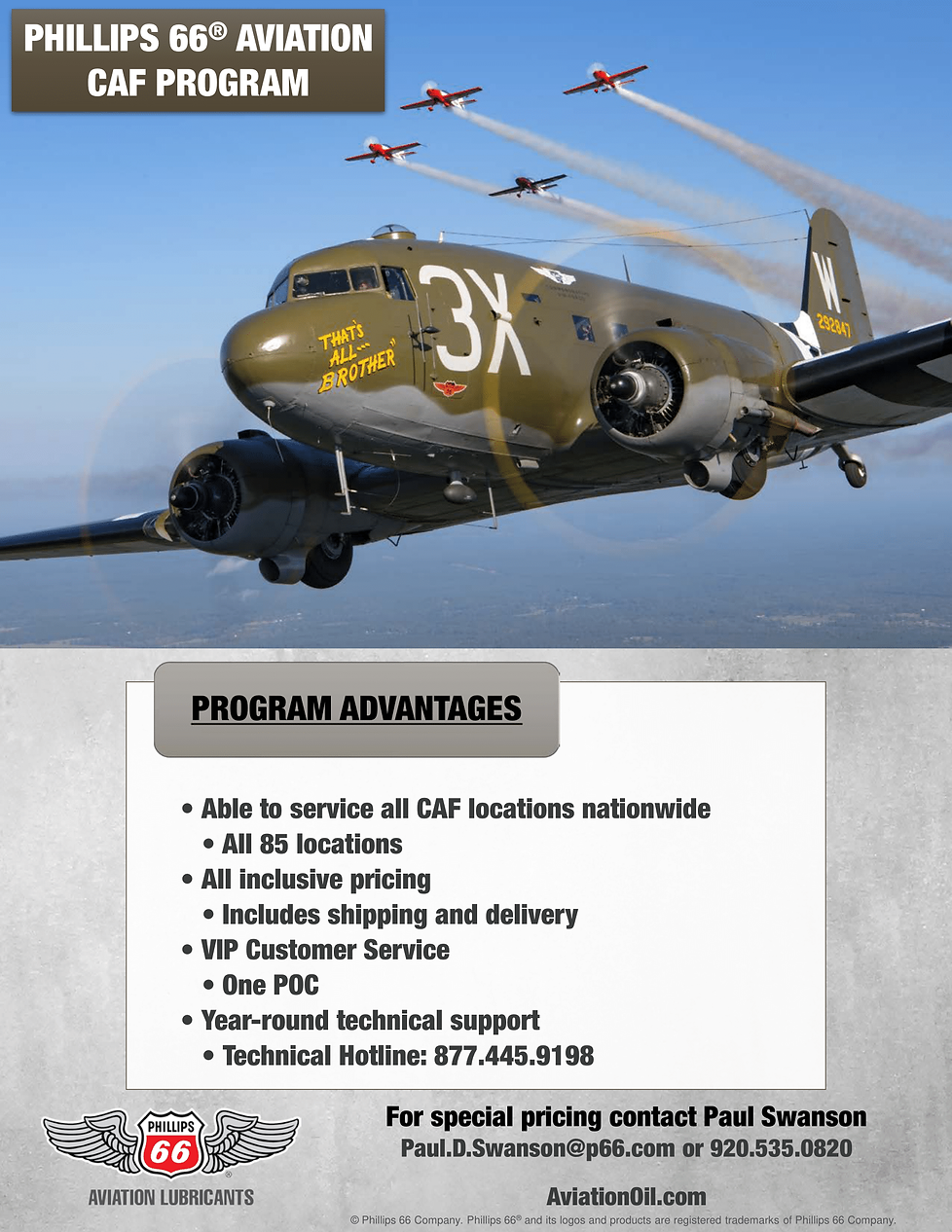Phillips 66 Aviation - CAF Partnership | cafoperations