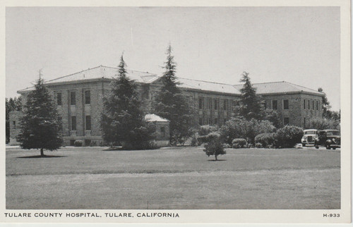 Vintage Tulare Postcards: Tulare County Hospital with Trees | Tulare ...