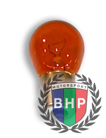 Foco amarillo 12V 21W para direccional | BHP Motorsport Perú