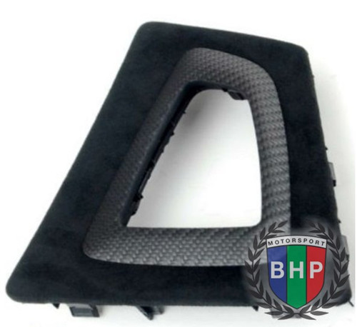 Cobertor de alcantara y carbono para el selector de cambios BMW M ...