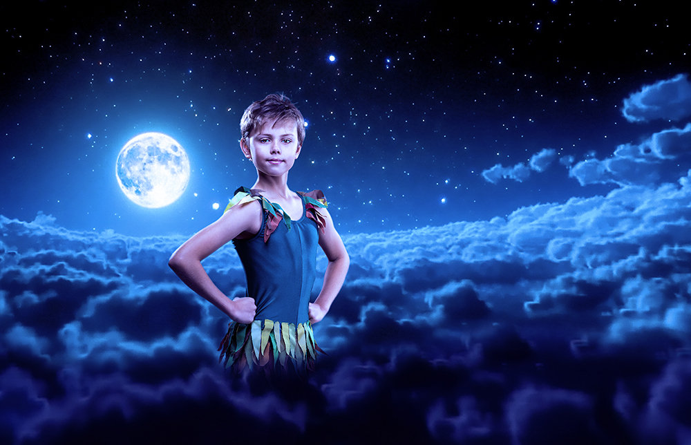 Peter Pan blended image