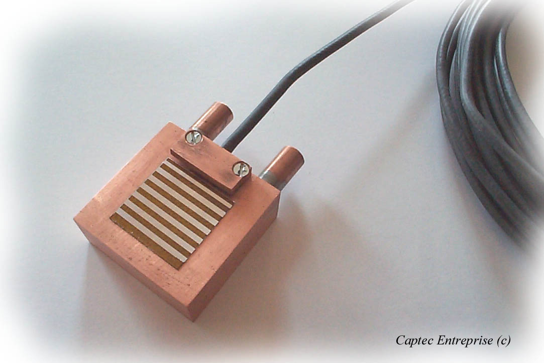 Captec - heat flux sensor, radiant flux, thermal conductivity, heater