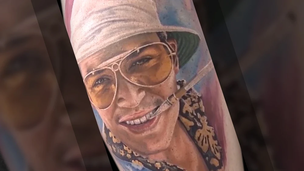 Advanced Colour Realism Portrait Tattoo by Randal Engelhard | LILA