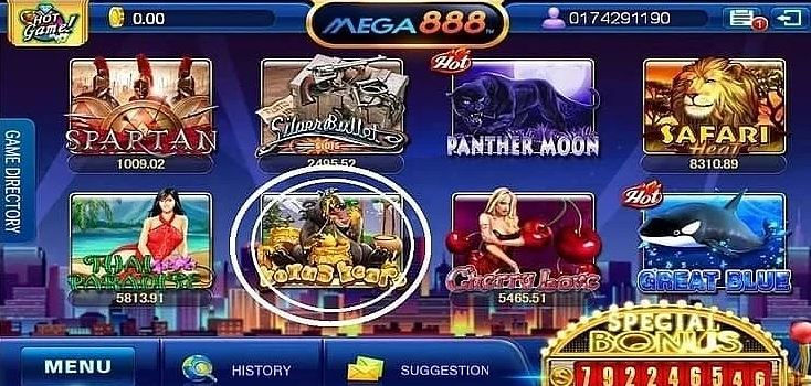 Bonus Bear | slot game | Mega888