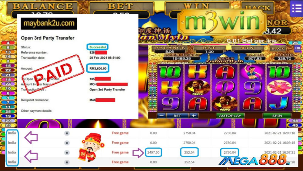 India | slot game | Mega888