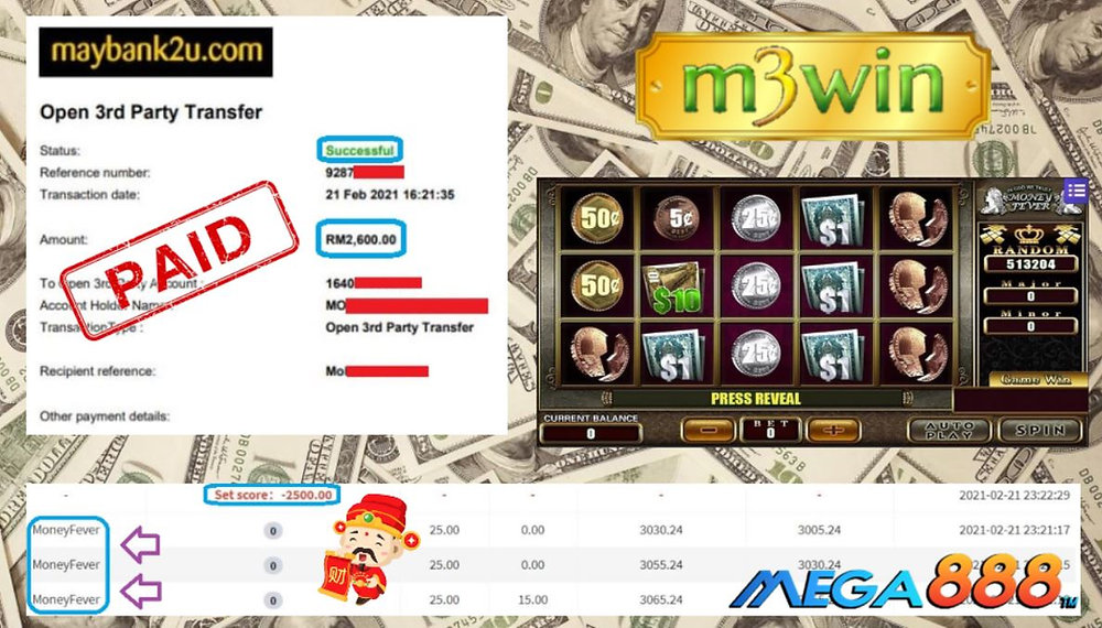 MoneyFever | slot game | Mega888