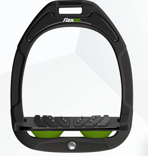 Flex-On Green Composite Ultra Grip Stirrups - Black/Black/Green ...