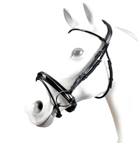 NO STRESS BRIDLE LARGE NOSEBAND WITH REINS | Kilean Equine