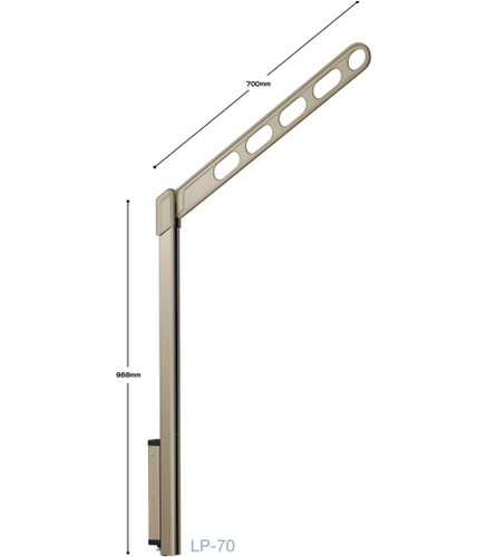 川口技研 腰壁用ホスクリーン上下式 2本入 LP-70(LB,DB,W) | marushin2